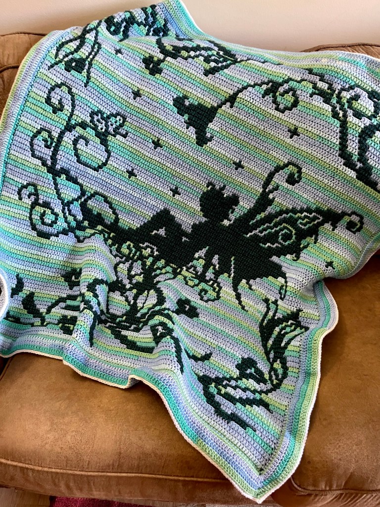 Garden Fairy Mosaic Crochet Pattern | Nerd Princess Designs