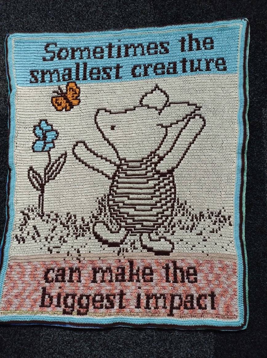 Classic Pooh - Piglet's Big Impact Mosaic Crochet Pattern | Nerd ...