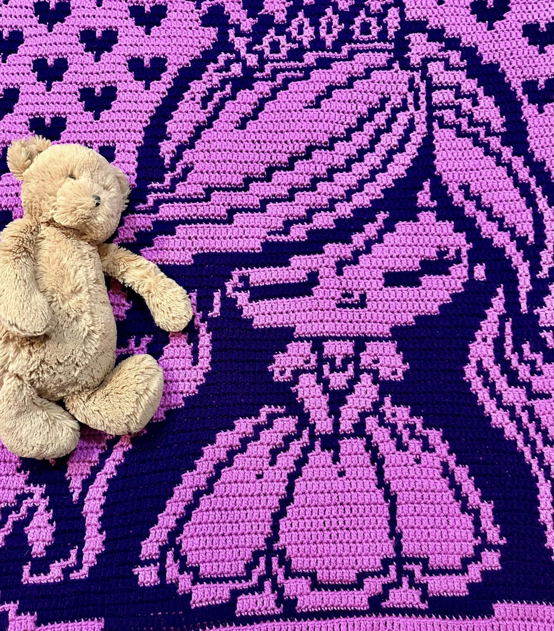 Princess Penelope Mosaic Crochet Pattern - Includes Alphabet! | Nerd ...