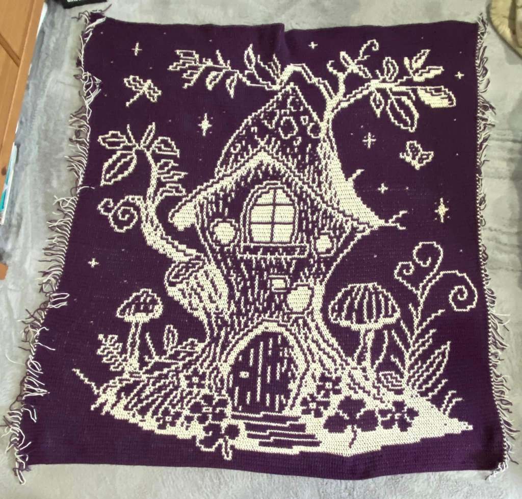 Fairy House Mosaic Crochet Pattern | Nerd Princess Designs