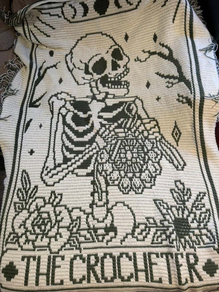 The Crocheter Tarot Overlay Mosaic Crochet Pattern | Nerd Princess Designs